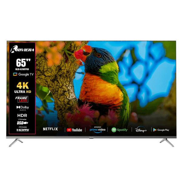 Televisor Riviera de 65" 4K UHD con Google TV| Compra en PYCCA - pycca
